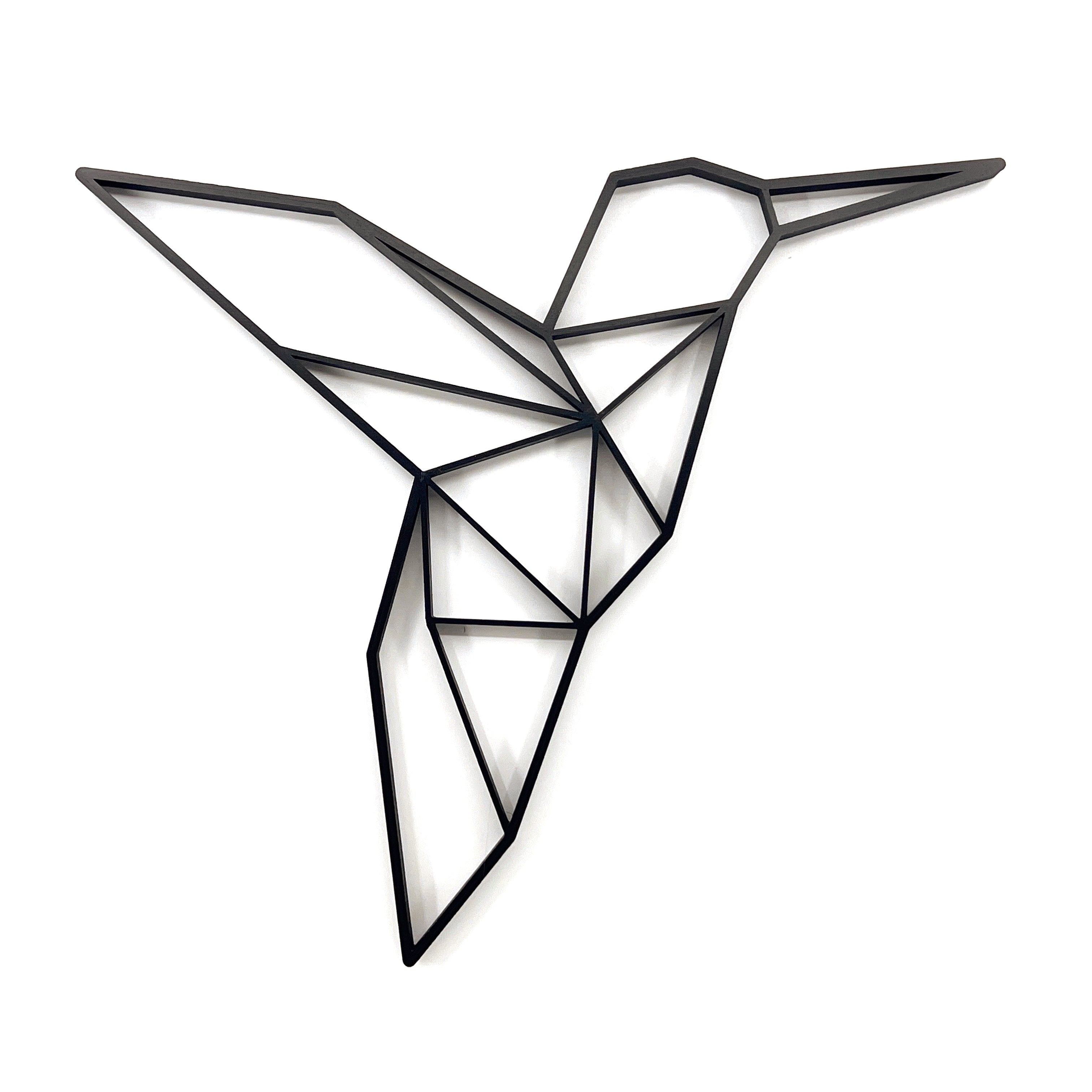 Hummingbird Geometric Wall Art 2D – Soul Kid Dsgn